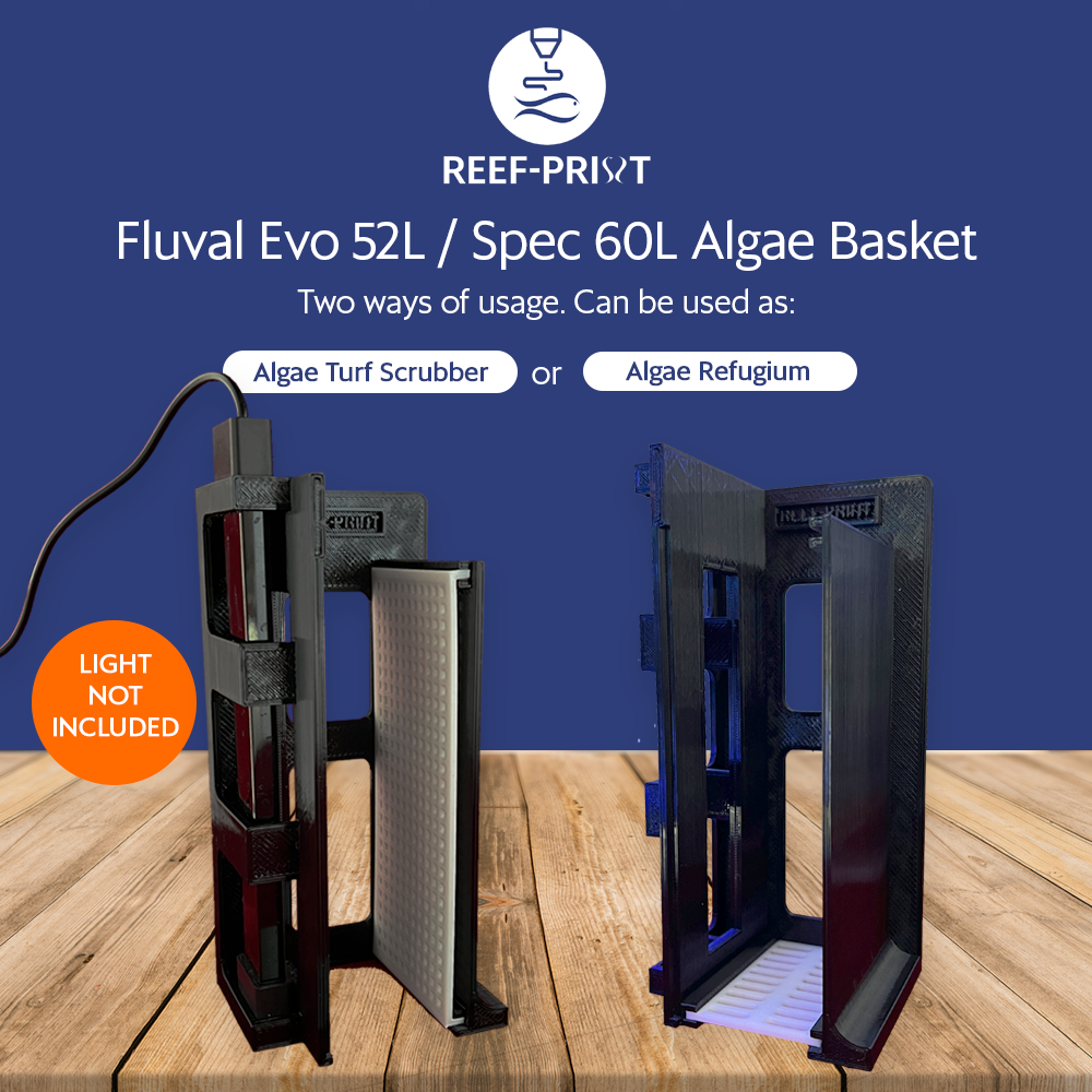 Algae Turf Scrubber & Refugium for Fluval Evo 52L / Spec 60L by REEF-P ...